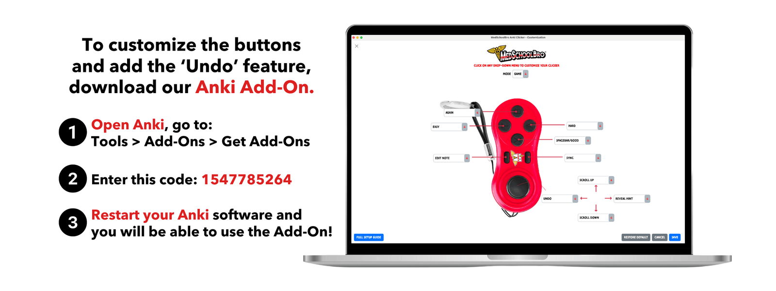 Anki Clicker Setup – MedSchoolBro